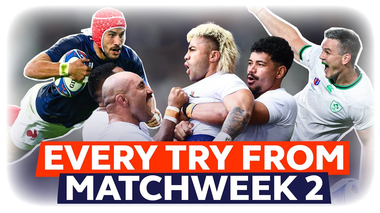 Watch All The Tries From RWC2023 Last Weekend | TEIVOVO Rugby