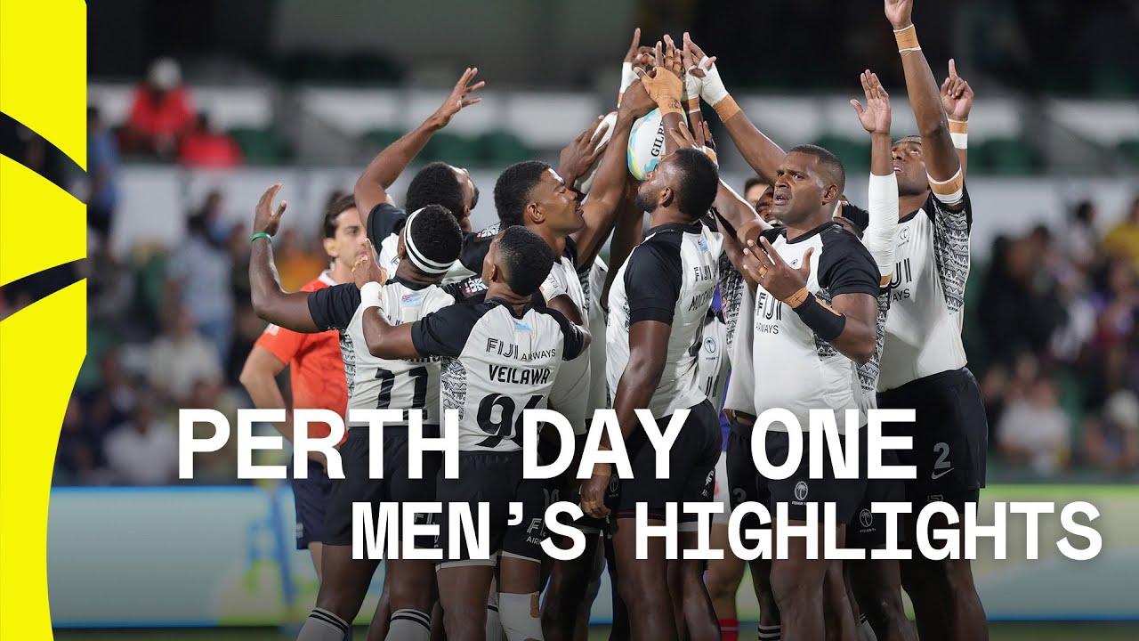 Fiji Pull Off Late Comeback Win In Perth 7s | TEIVOVO Rugby